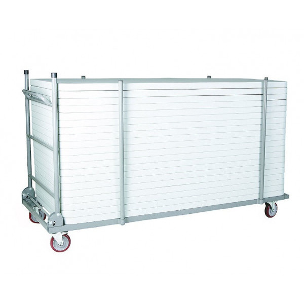 Chariot de tables / 20 rectangulaires 122-183cm (extensible 220-244cm ...